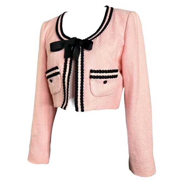 Vintage | Jackets & Coats | Vintage Rickie Freeman Tweed Jacket Pink ...